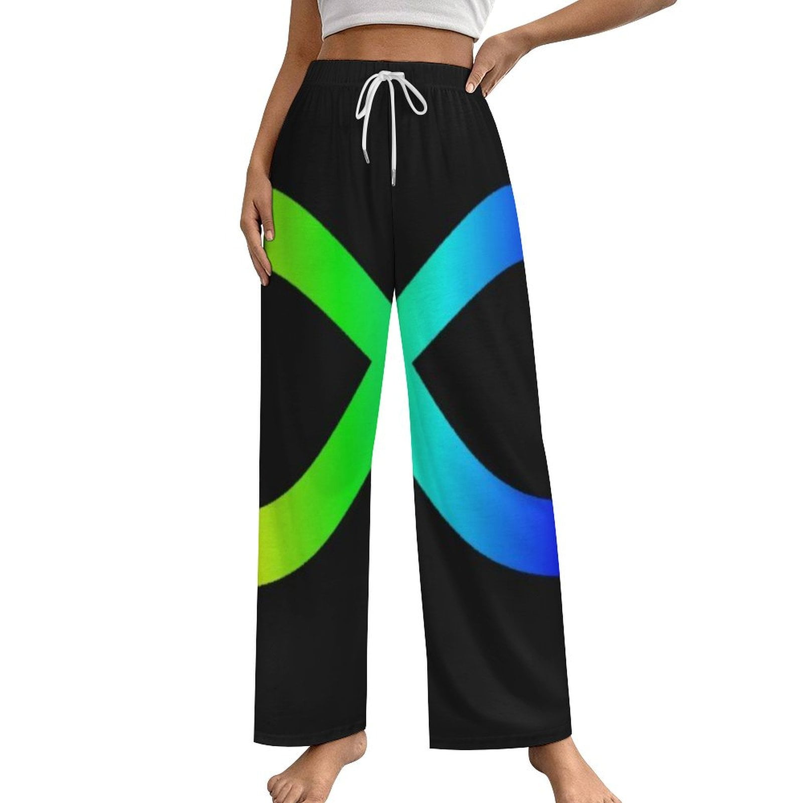 Autism Spectrum Infinity Awareness Symbol Women's Pajamas Pajama Pants ...