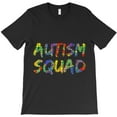 Autism Squad Colorful Puzzle Themed Funny and Cute Awareness and ...