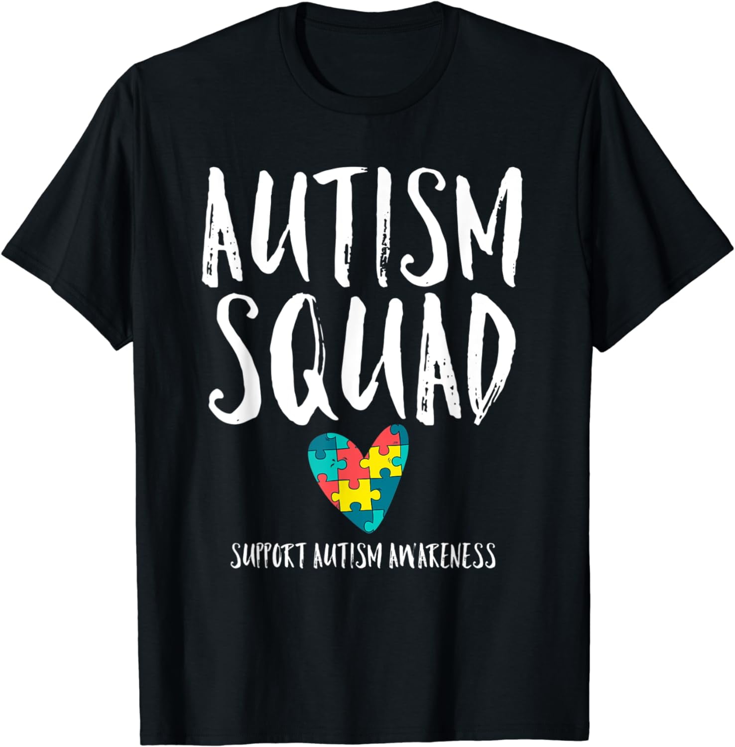 Autism Squad Fun Cute Autistic Crew Awareness Matching Gift T-Shirt ...