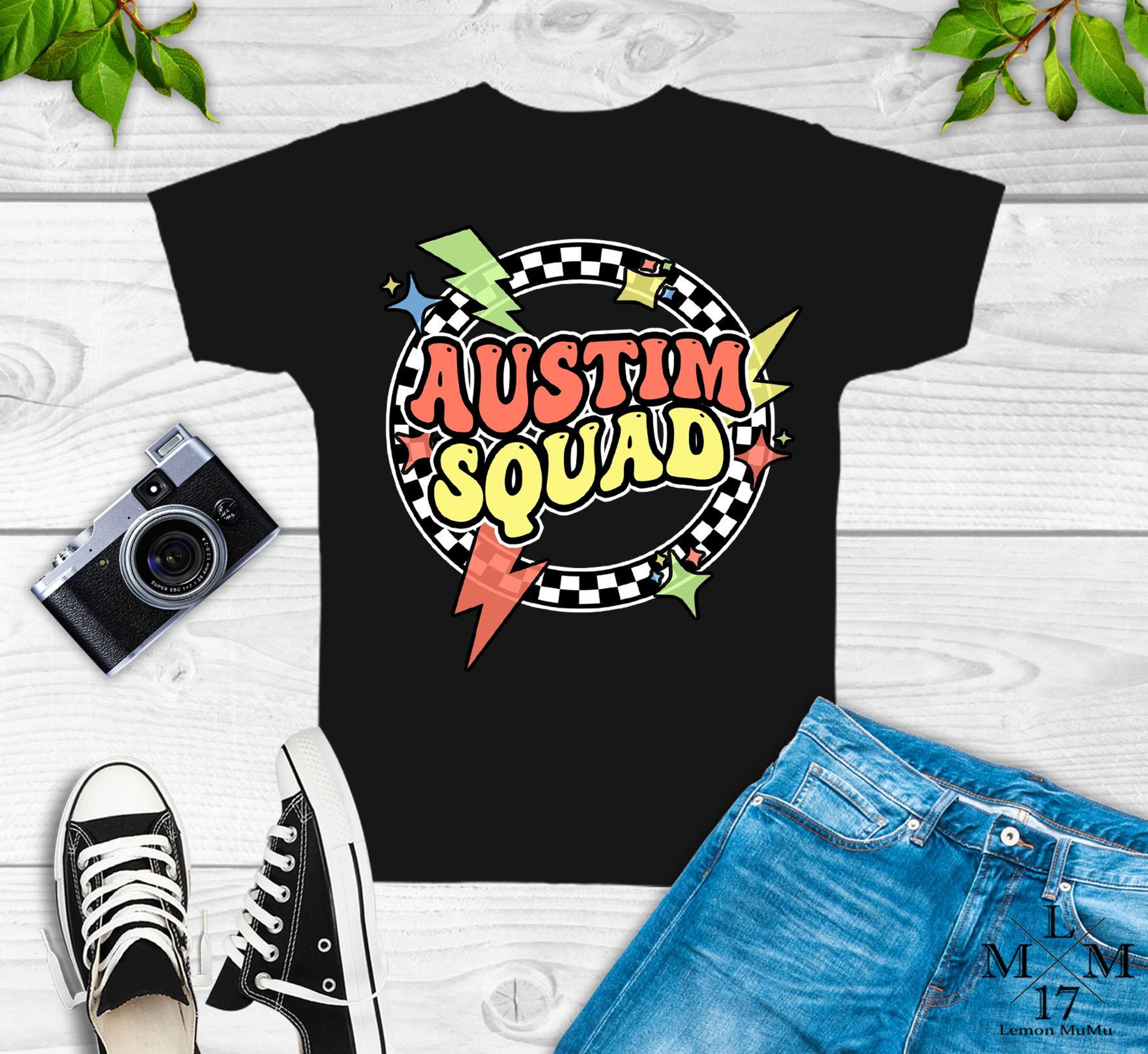 Autism Squad Shirt Awareness Month Gift Love Kind Person Puzzle Support ...
