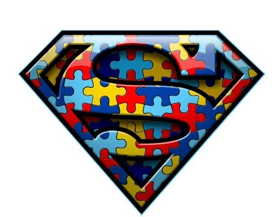 Autism Sticker Superman Logo Phone Decal Water Bottle Stickers Car ...