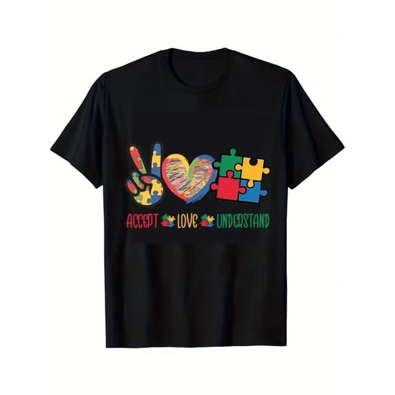 Autism-Sublimation-Bundle Spring & Summer Graphic T-Shirt, S-5XL ...