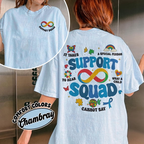 Autism Support Squad Shirt Autism Awareness TShirt Autism Mom Shirt ...