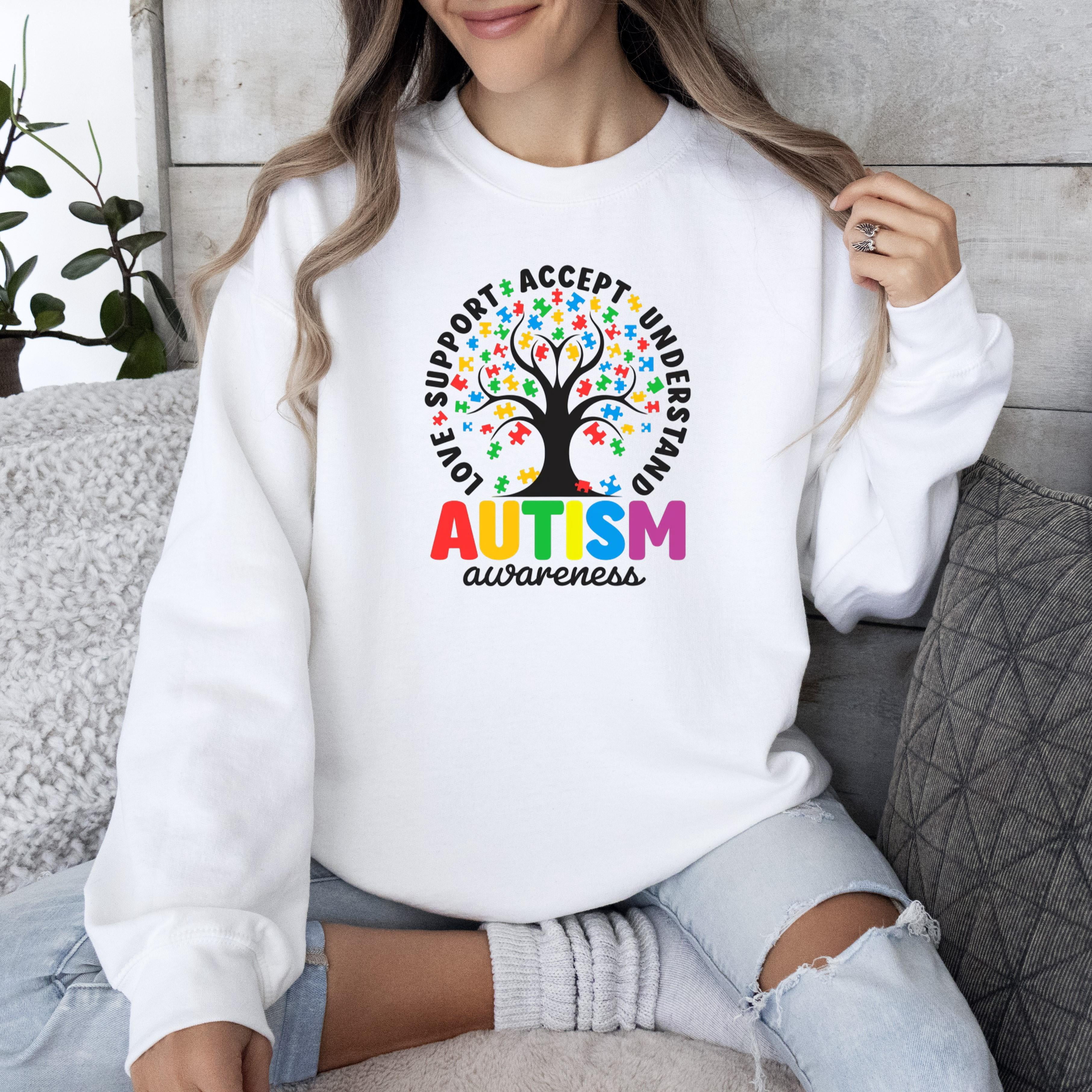 Autism Sweatshirt, Show Your Support for Autism Awareness, for men ...