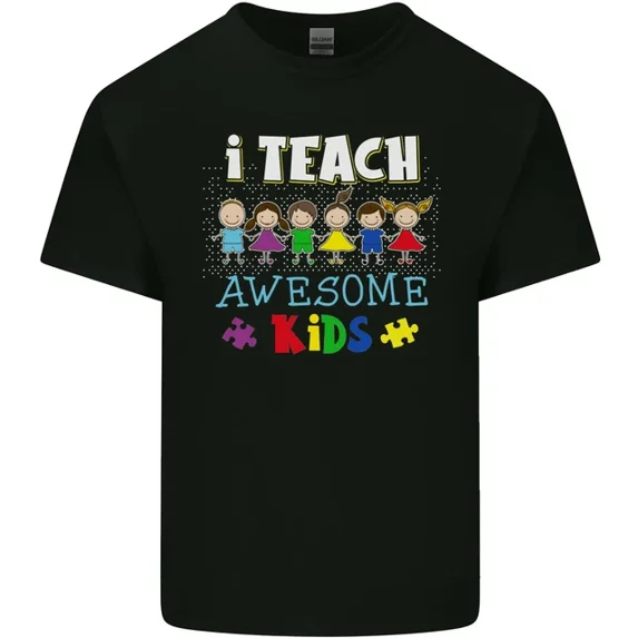 Autism Teacher I Teach Awesome Kid Autistic T-Shirt - Walmart.com