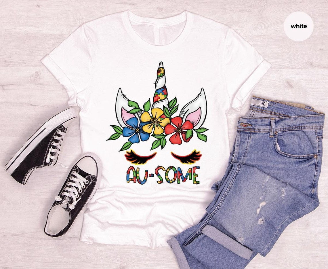 Autism Toddler Shirts, Unicorn T-Shirt, Autism Support Gifts, Girls ...