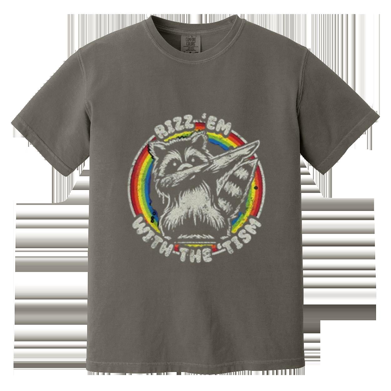 Autism Vintage Rizz Em With The Tism Retro Bold Graphic Comfort Color T ...