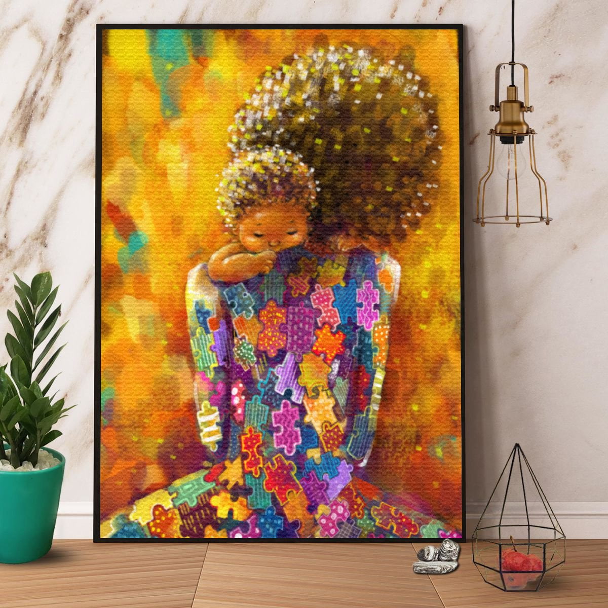 Autism Warrior Mom Mom Hug Children Vertical Paper Poster No Frame ...