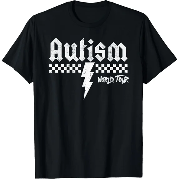 Autism World Tour Autism Awareness Mom Cute Support Message Graphic ...