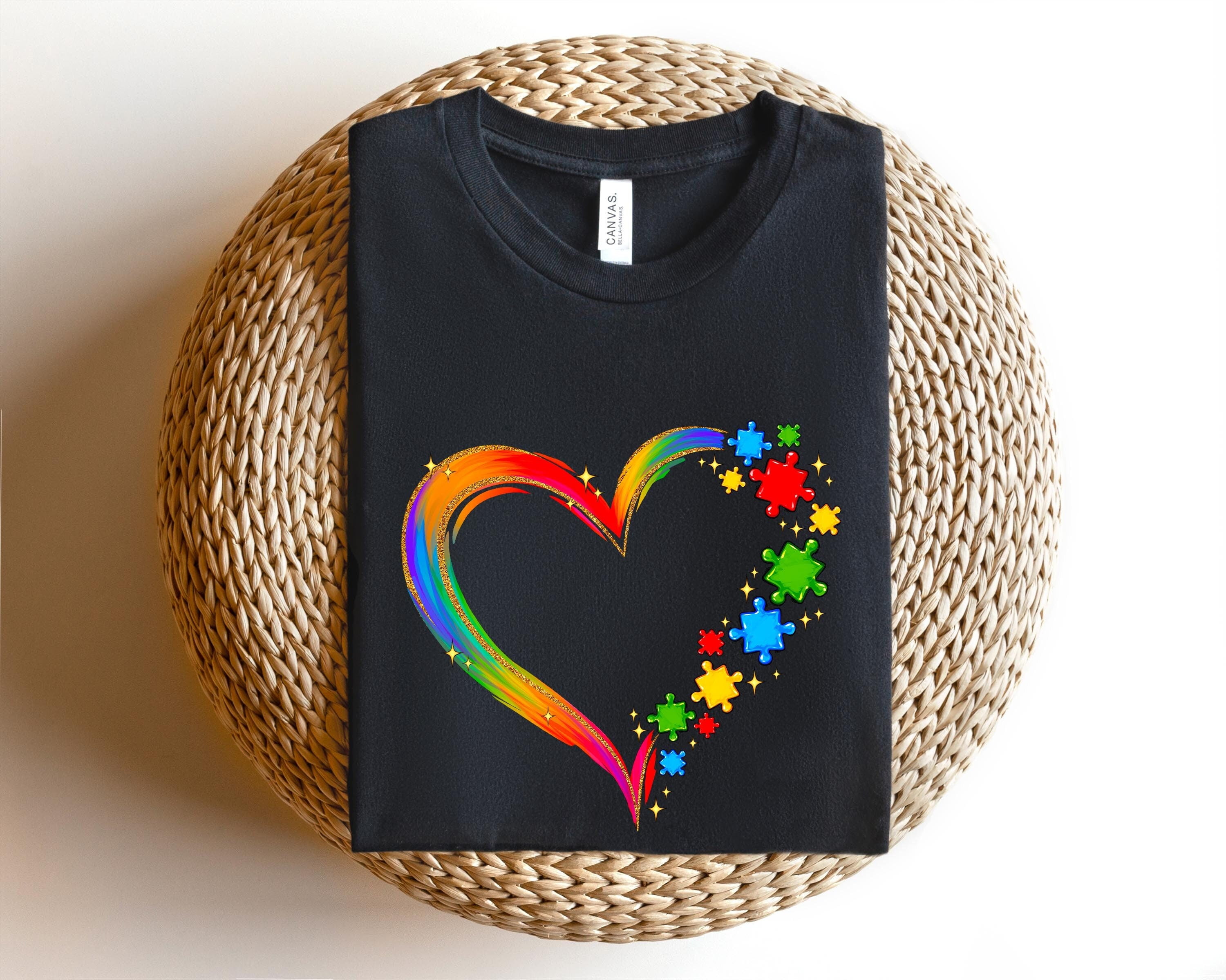 Autism heart Awareness Shirt,Autism Shirt,Autism Mom,Awareness Shirt ...