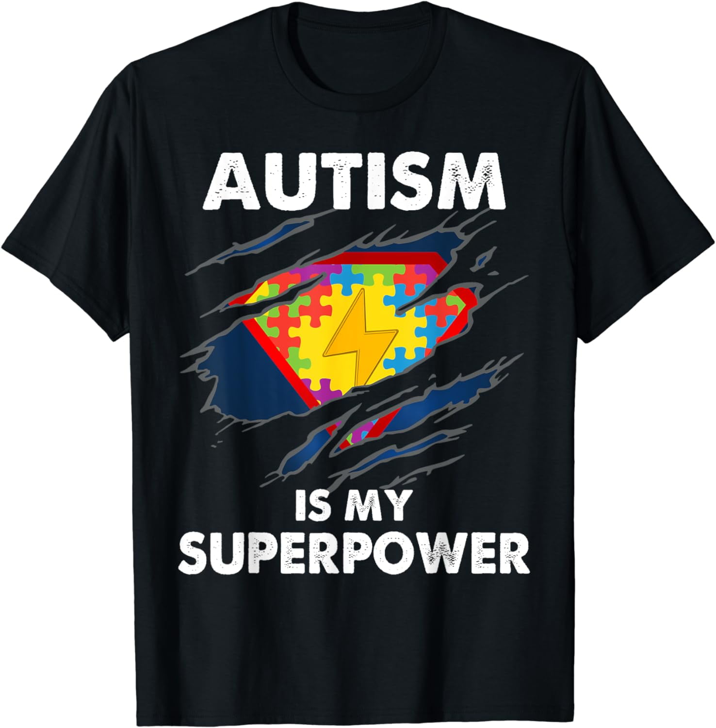 Autism is My Super Power Superhero Shirt, Autism Awareness - Walmart.com