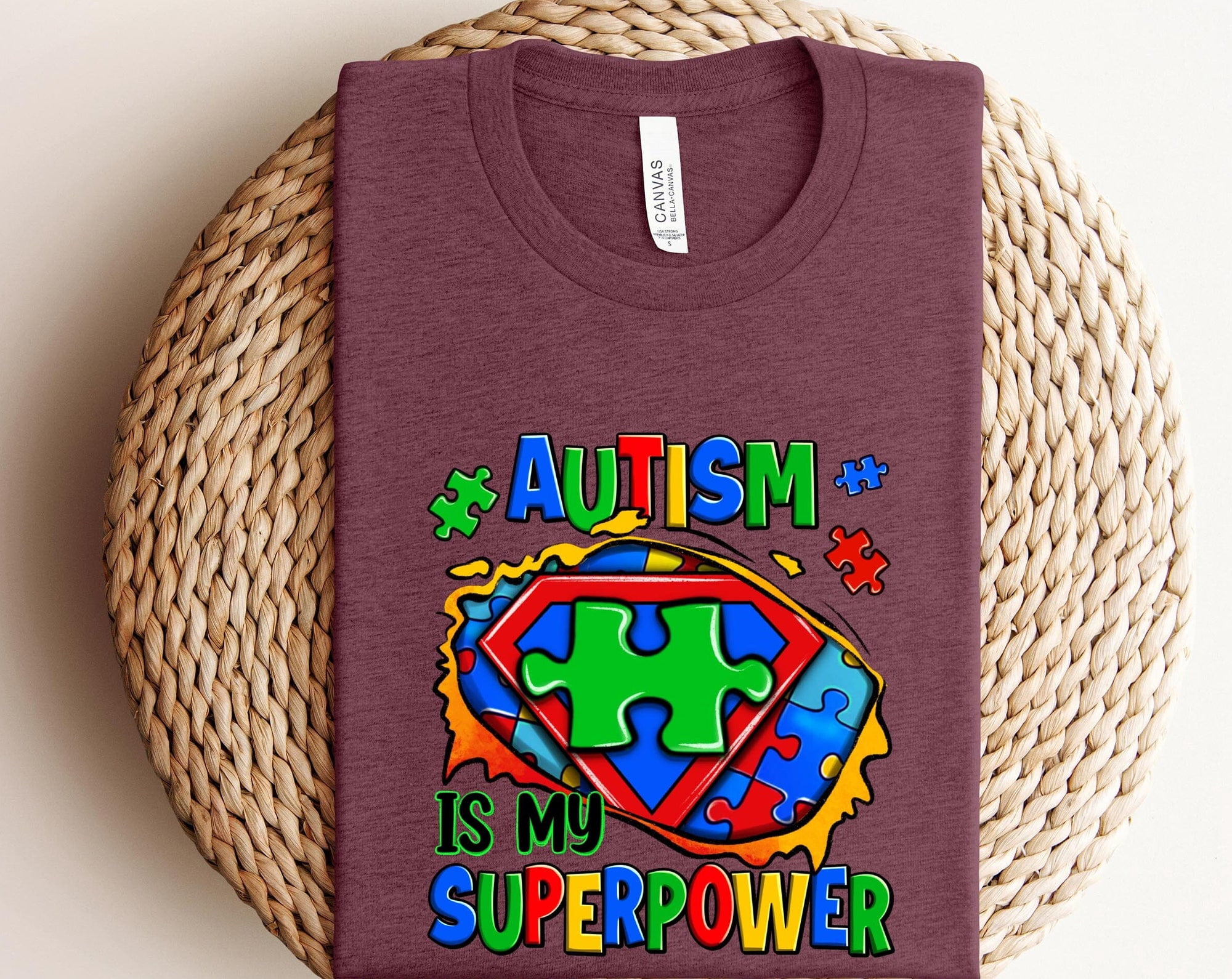 Autism is my Superpower Shirt Autism Shirt Autism Mom Shirt Puzzle ...