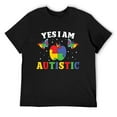 Autism merch for Men yes i′m autistic awareness Short Sleeve T-Shirt ...