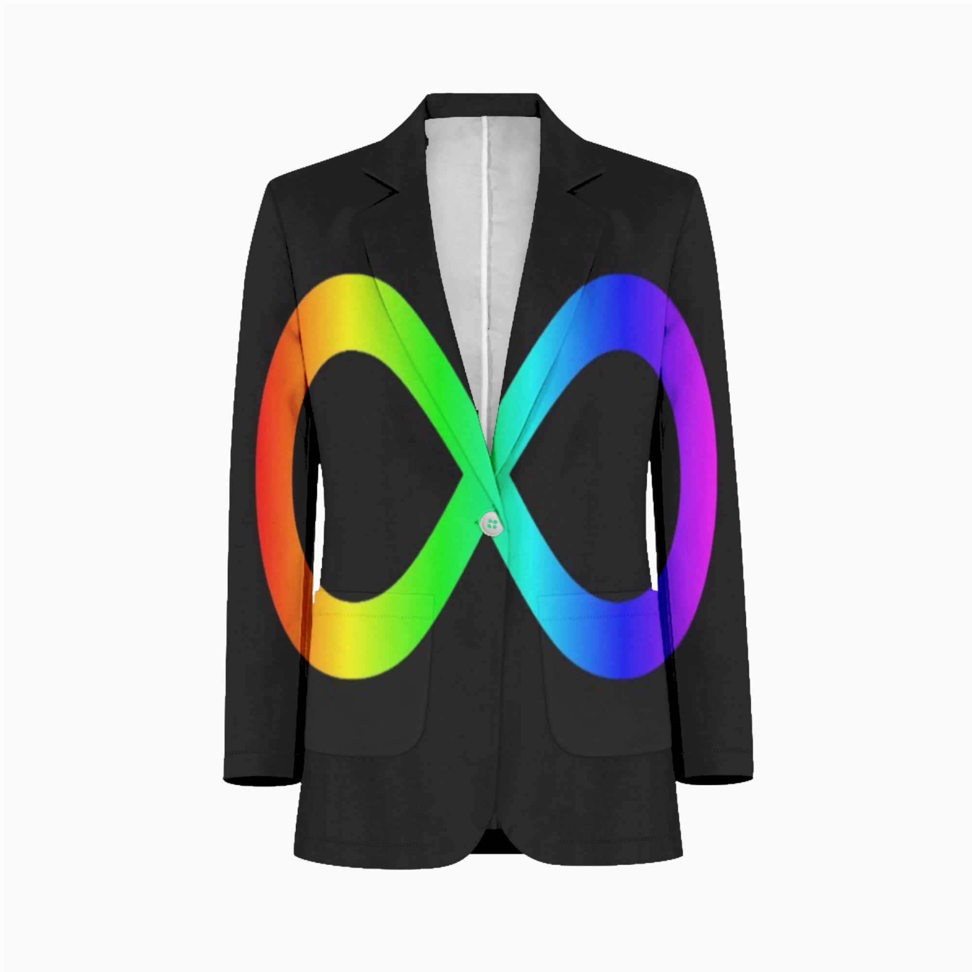 Autism spectrum infinity awareness symbol Men's Suit Blazer Casual ...