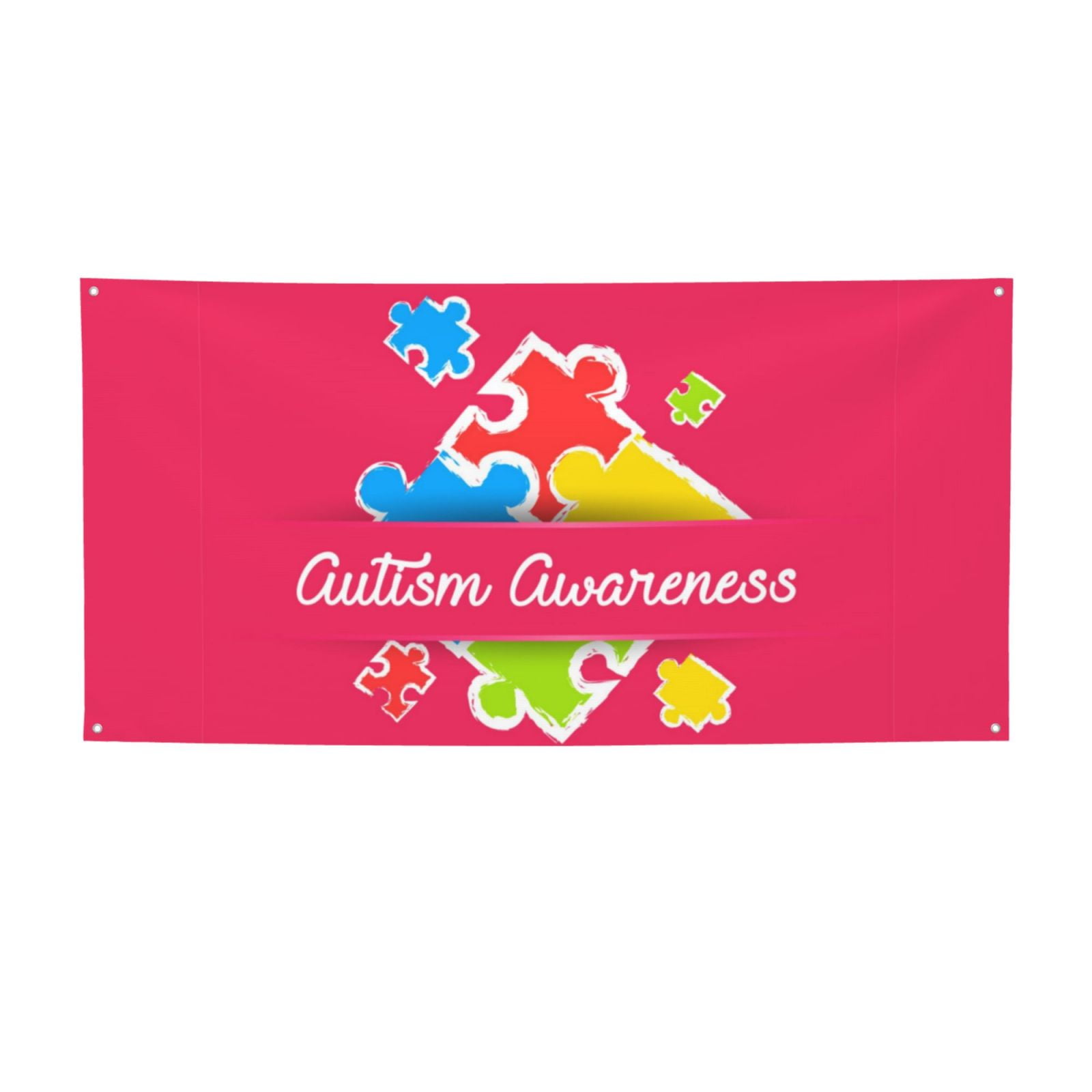 Autistic Autism Awareness Day Month Banner Backdrop Porch Sign Medium ...