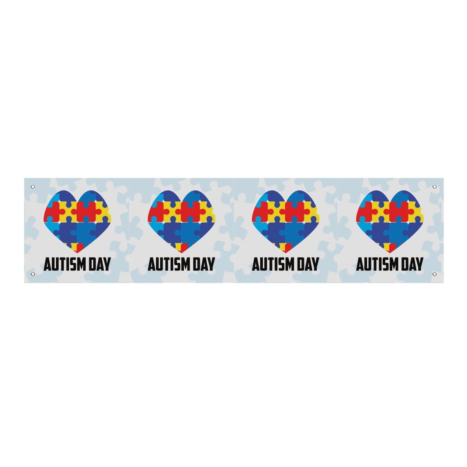 Autistic Autism Awareness Day Month Banners Flag Hanging Backdrop Sign ...