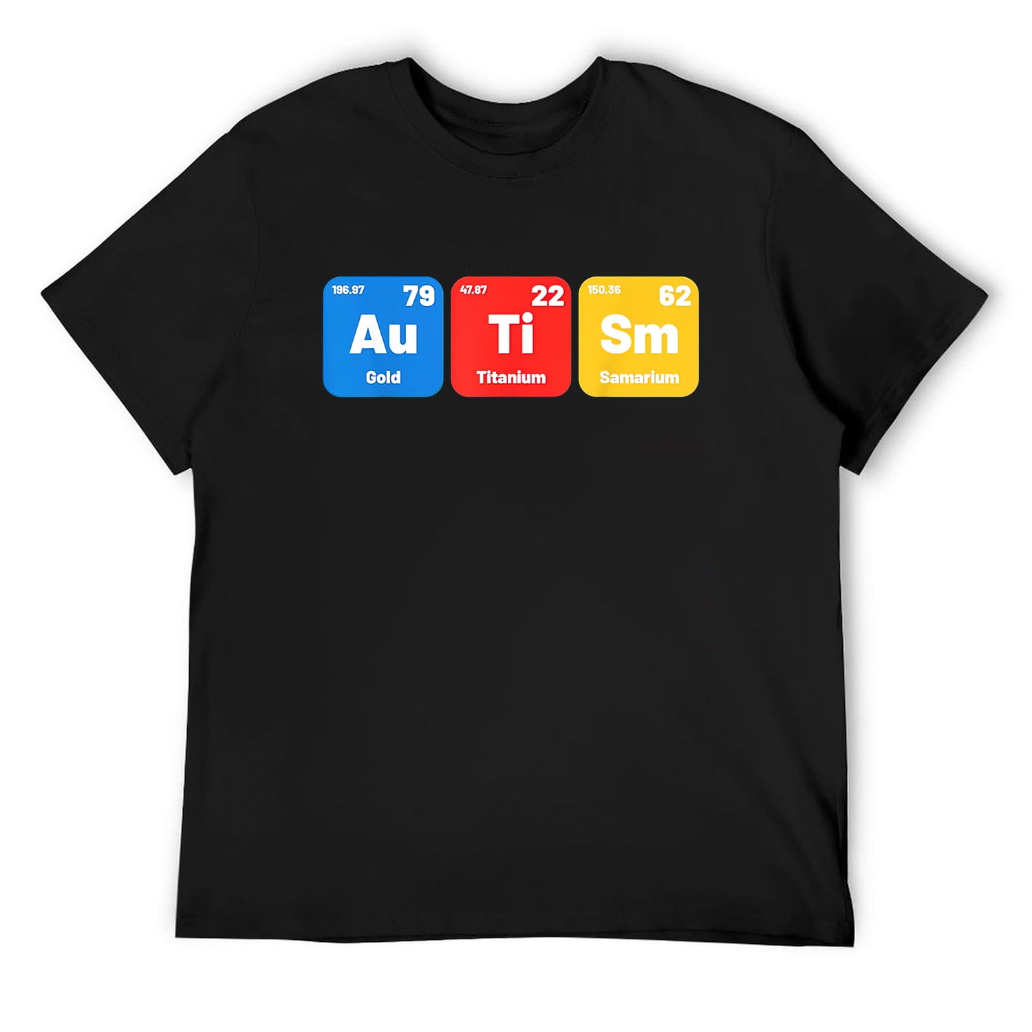 Autistic Awareness Month EleMents Periodic Table Autism Day T-Shirt ...