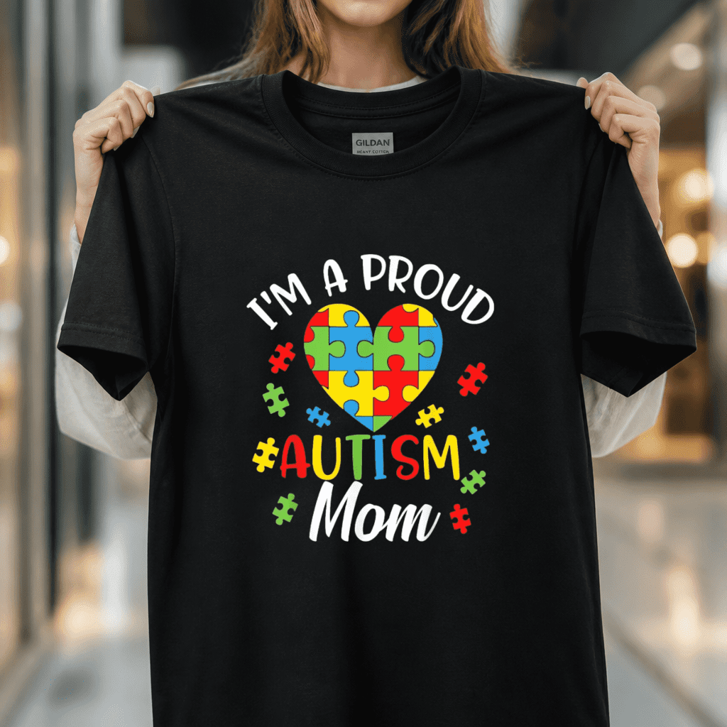 Autistic Heart Son Daughter Neurological Health Awareness Unisex T ...
