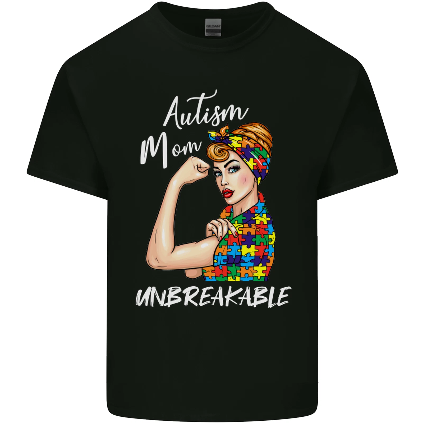Autistic Mum Unbreakable Autism ASD for an Awareness and Support Unisex ...