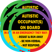Autism Window Decals