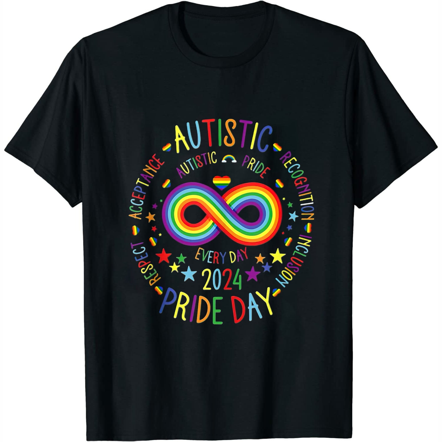 Autistic Pride Day 2024 Autism Men Women Family Kids Friends T Shirts ...