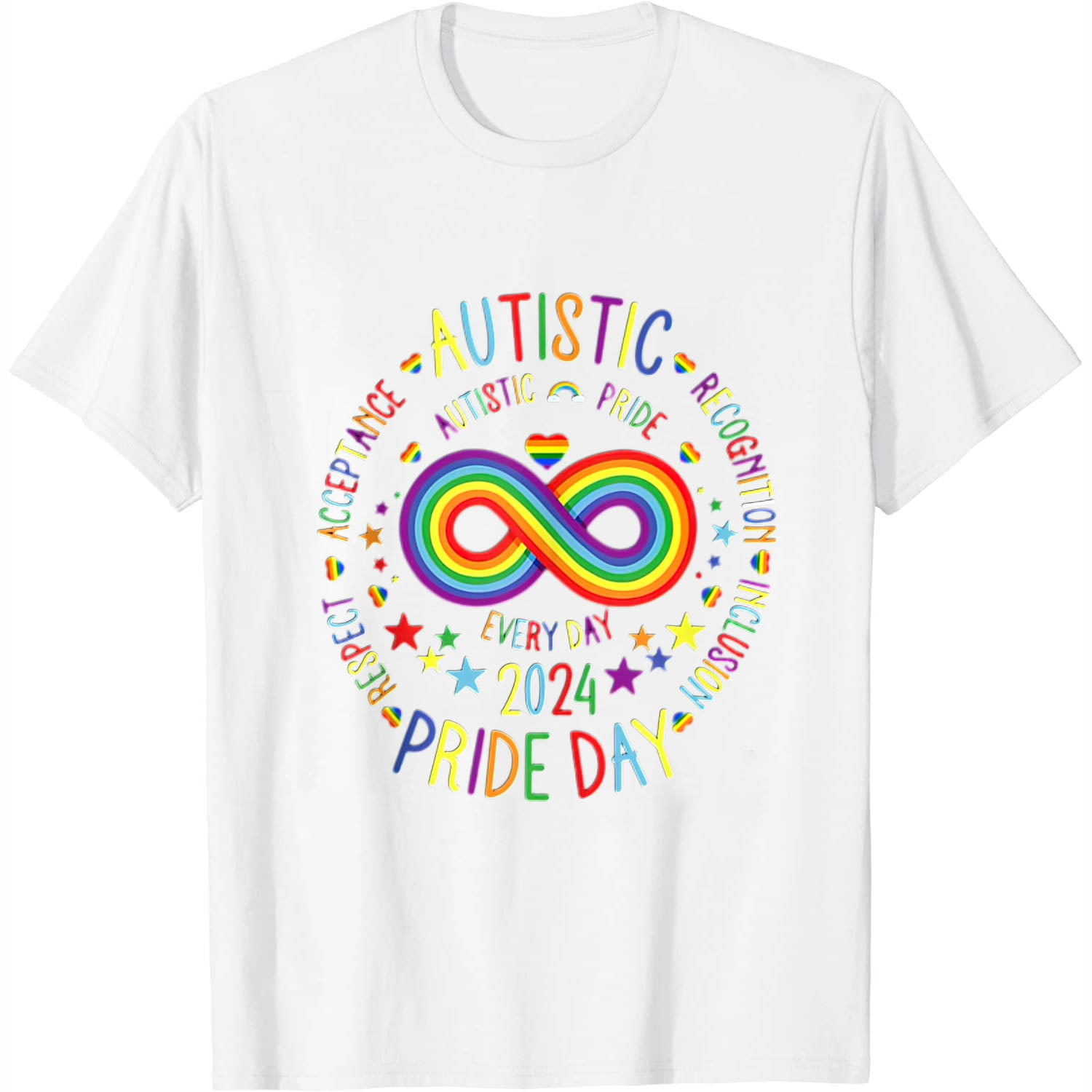 Autistic Pride Day 2024 Autism Men Women Family Kids Friends T Shirts ...