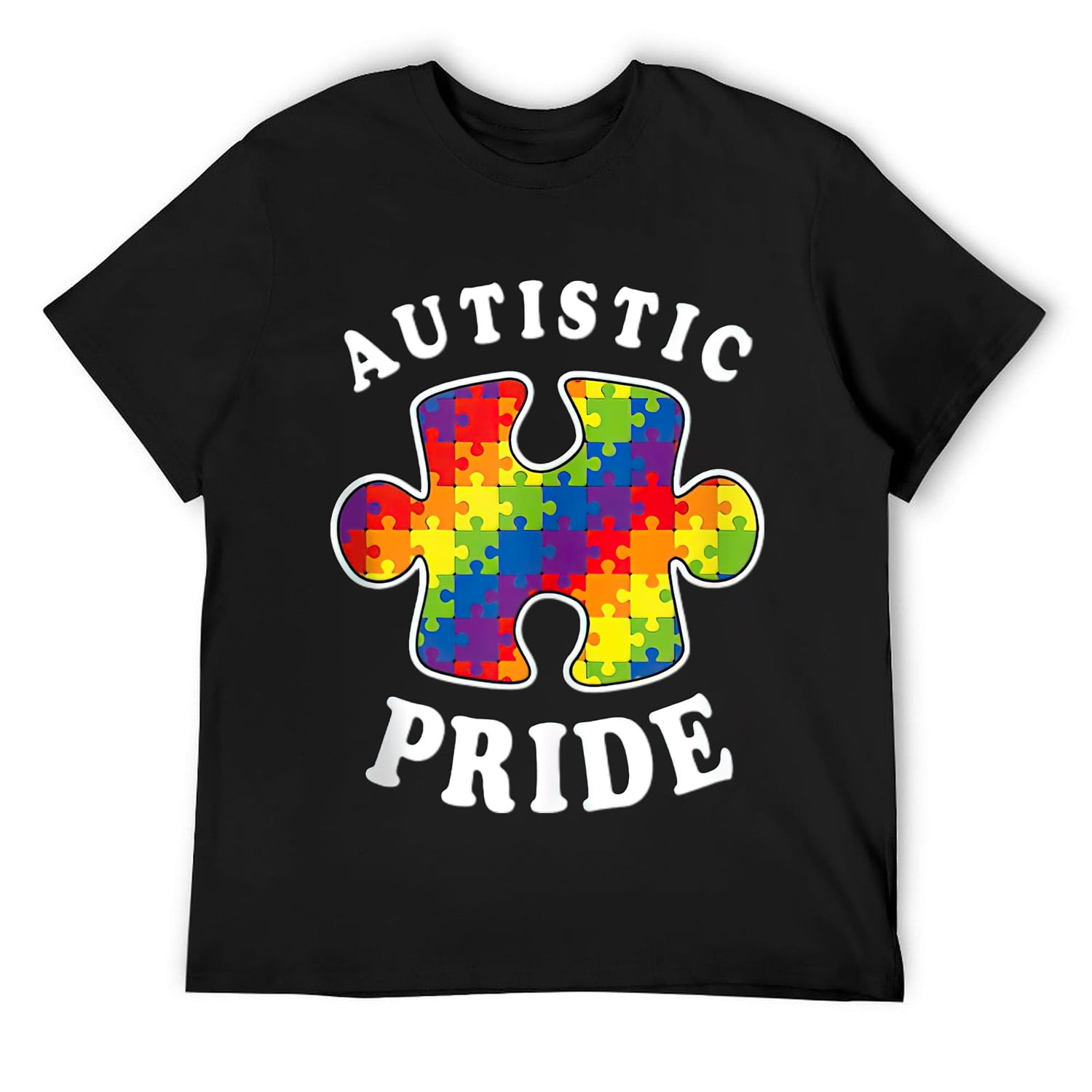 Autistic Pride Day 2024 Rainbow Puzzle LGBTQ Pride T Shirts - Walmart.com