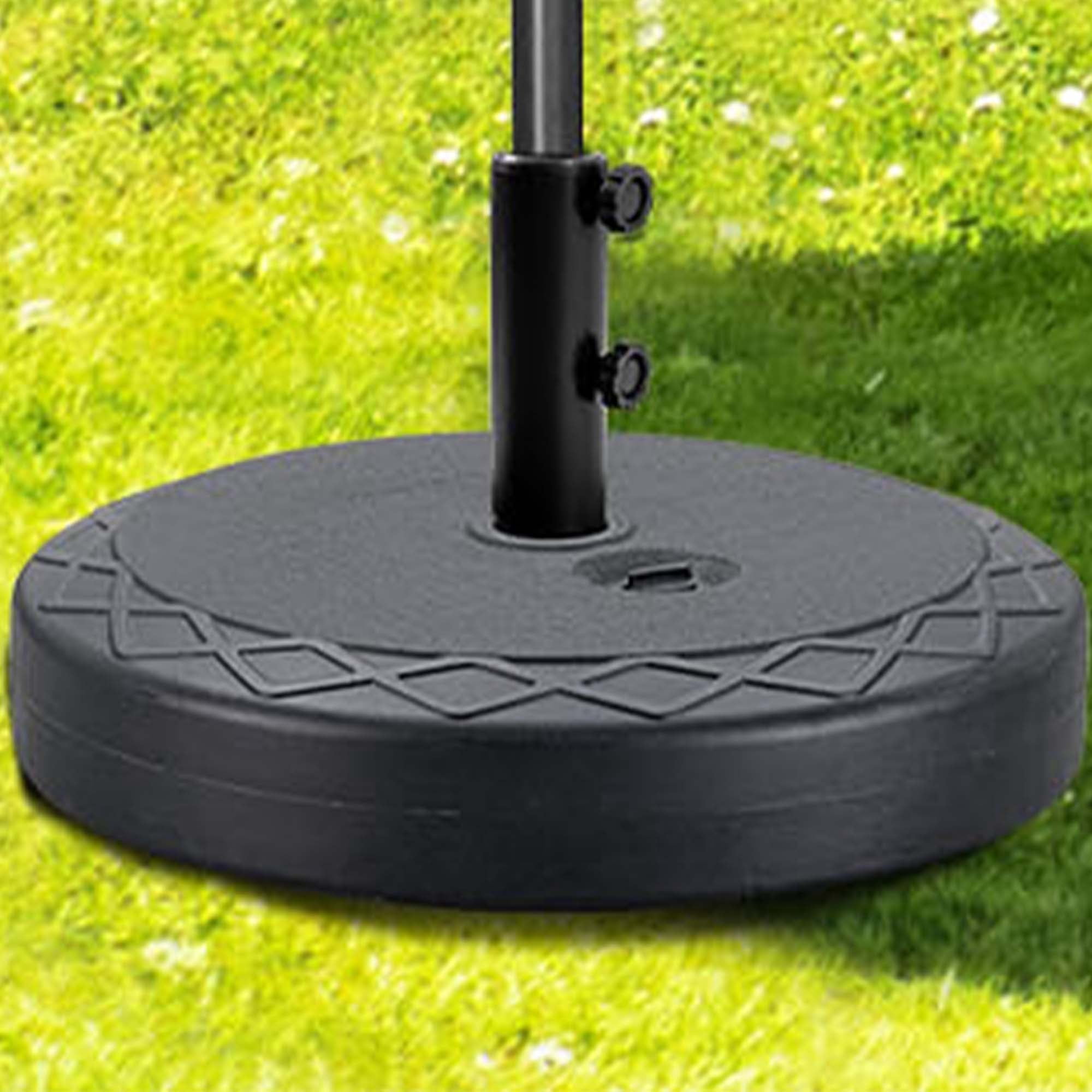 Autlaycil 67lbs Water Filled Umbrella Base, 95lbs Sand Filled Patio ...