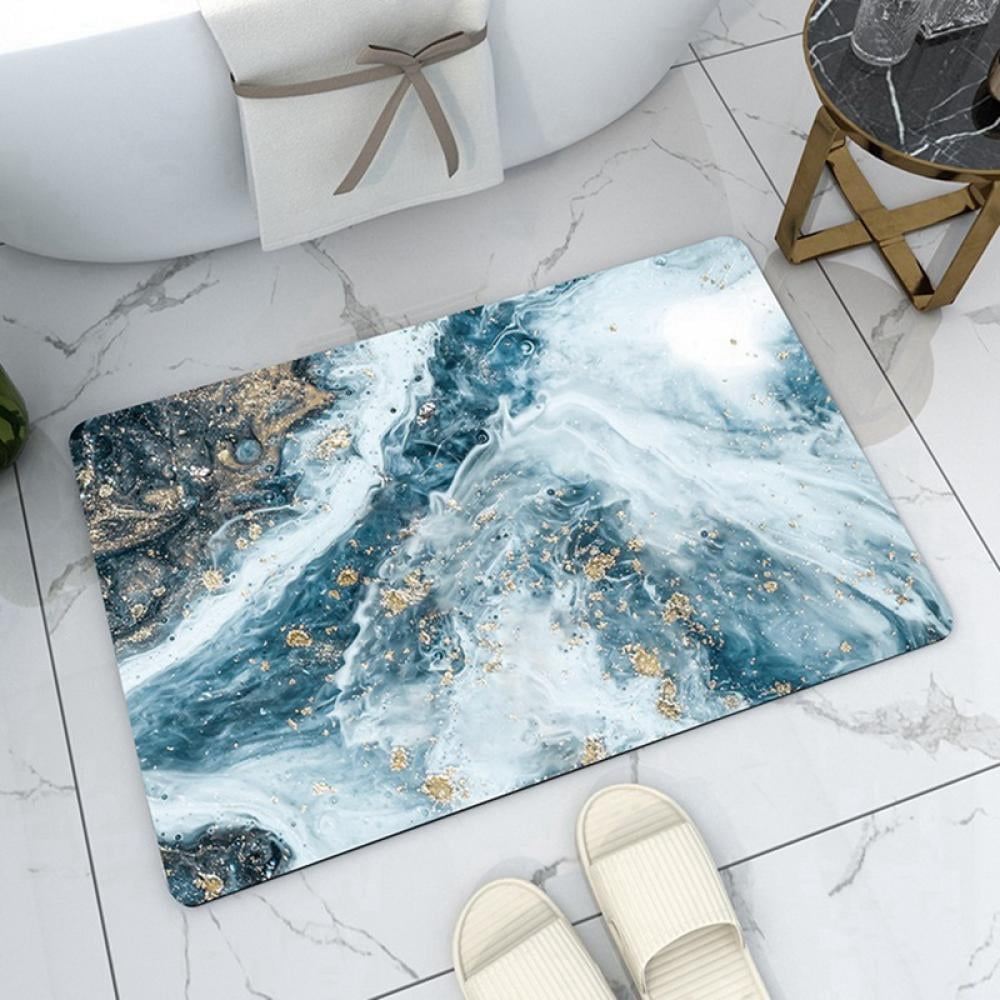 Autmor Diatomaceous Earth Shower Mat, Nonslip Stone Bath Mat,Super ...