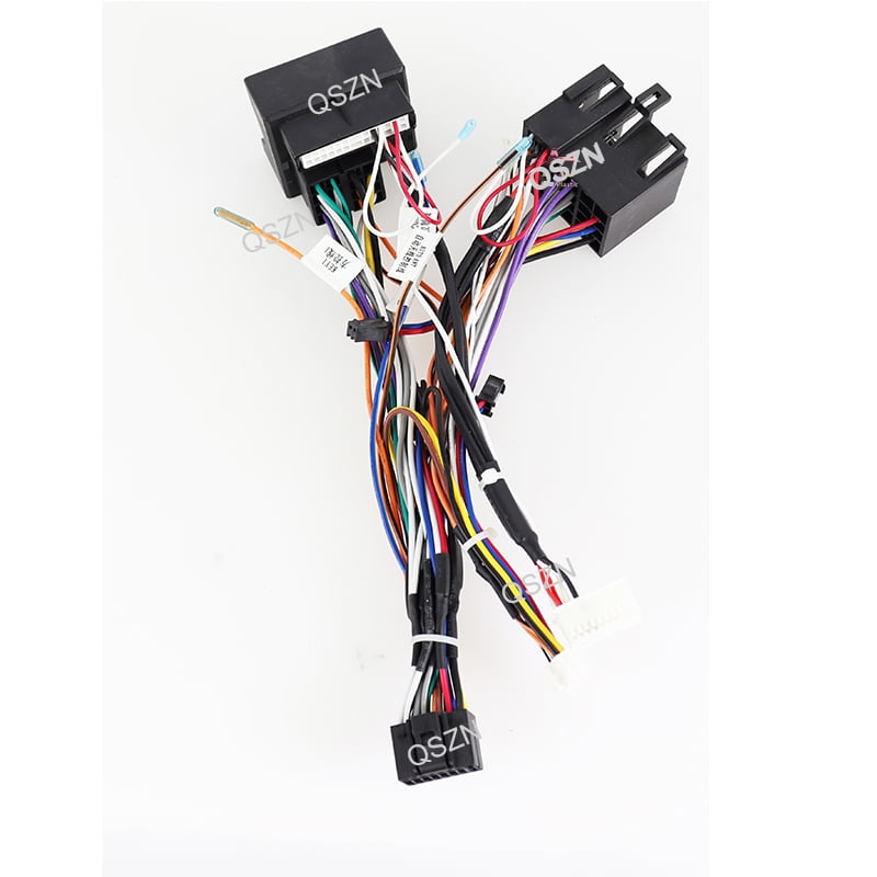 Auto 16 pin Android Wiring Harness Power Cable Adapter with Canbus Box ...