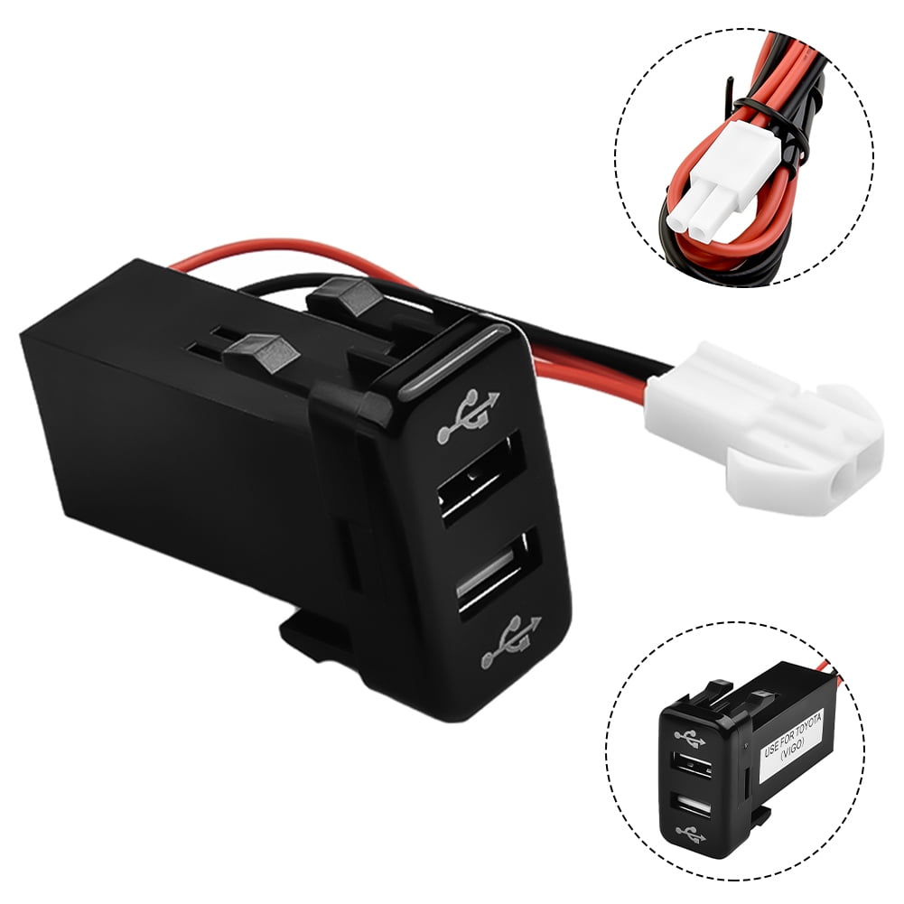 Auto 2 Port RApid- USB Charger For Toyota- For 4Runner/Prado- 120 ...