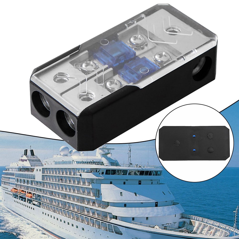 Auto 2 Way Holder Box 1 In 2 Out 60A Power Distribution Block For cars ...