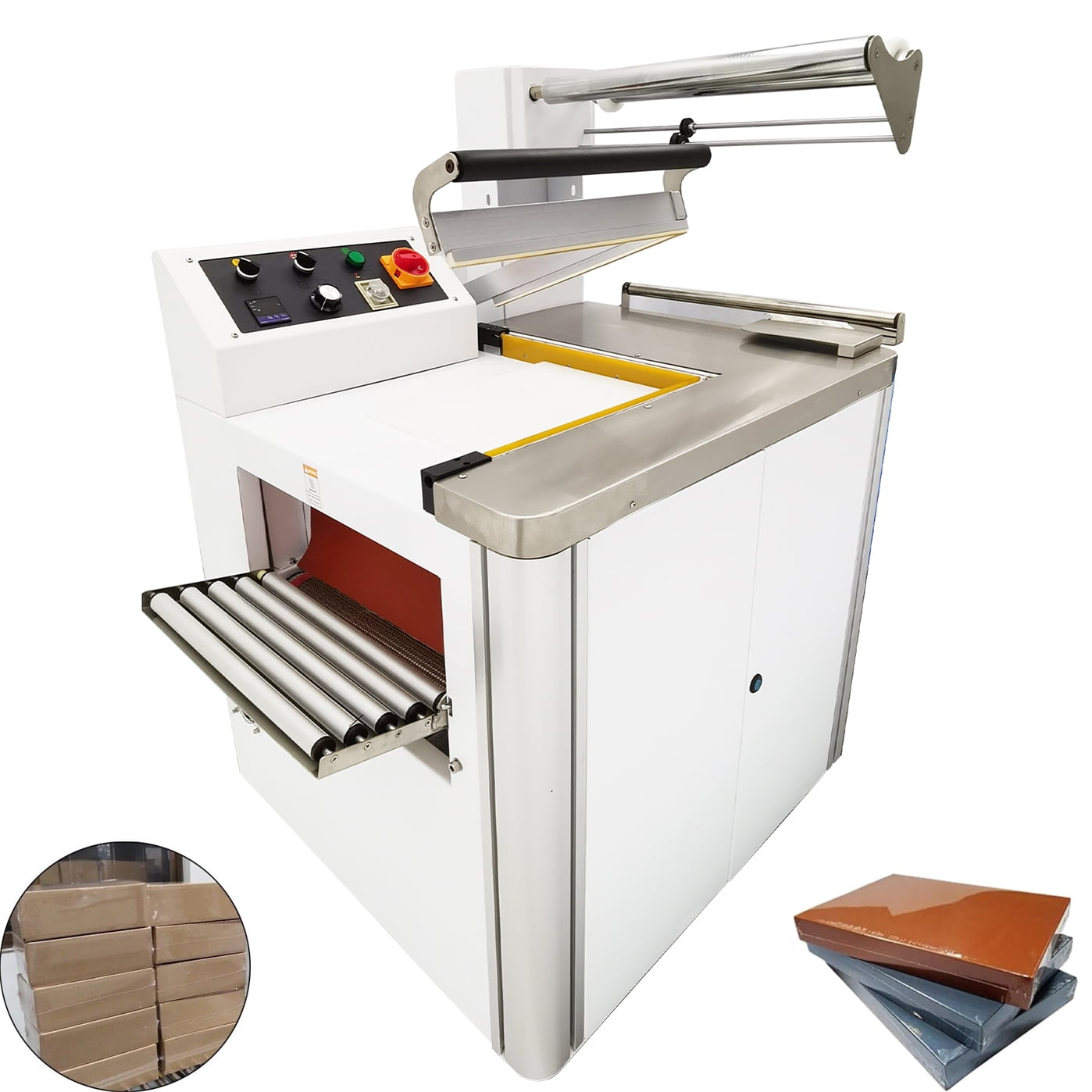 Auto 2 in 1 Sealing Shrinking Packaging Machine Thermal Shrink Machine for POF/PVC/PP AC220V ...