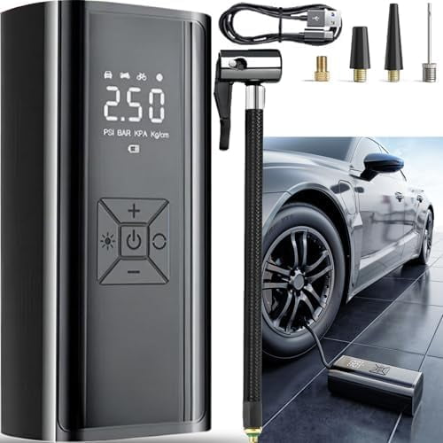 Auto Air Pump for Car Tires - AutoAir 150 PSI Tire Inflator Portable ...