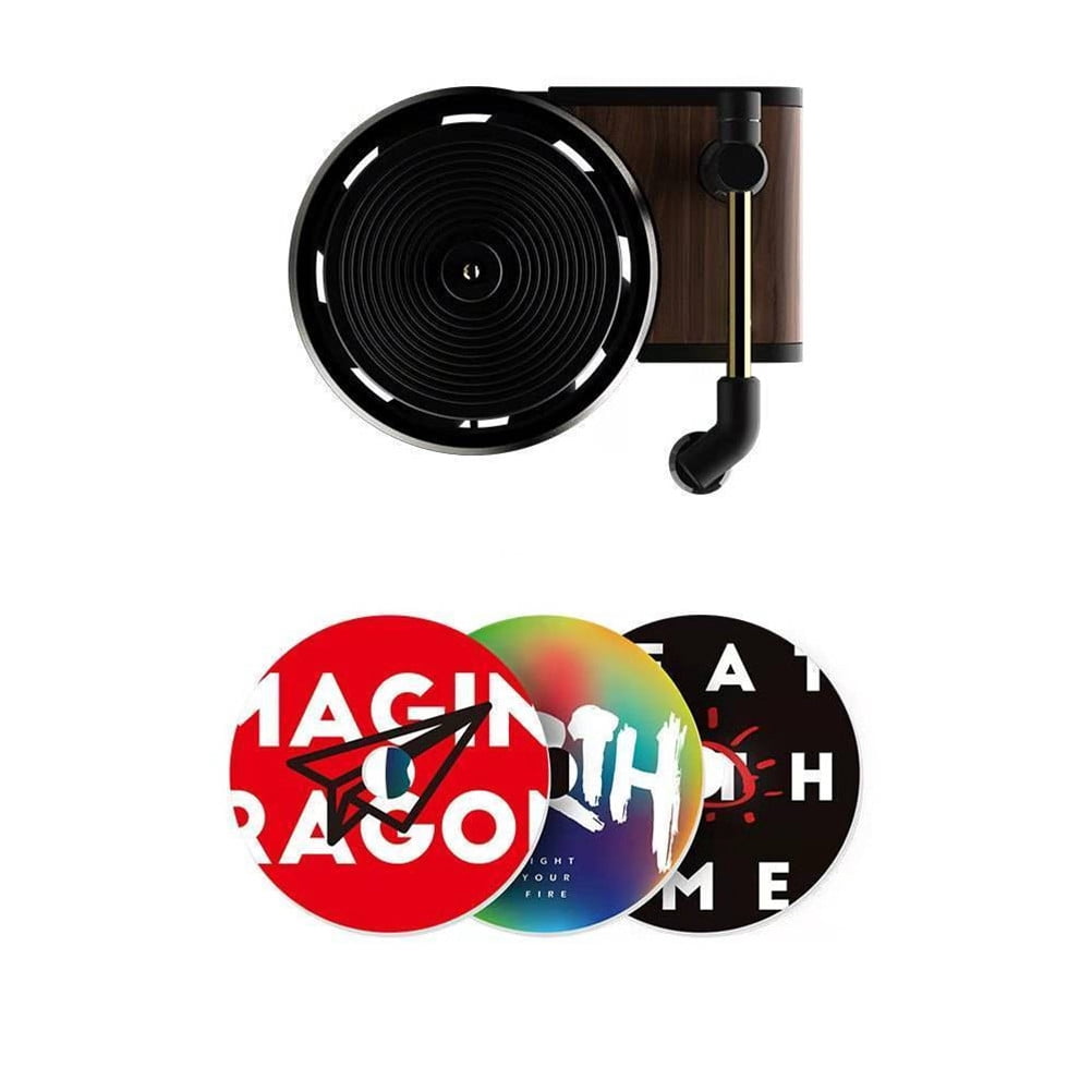 Auto Air Vent Fragrance Smell Diffuser Record Player Design Car Perfume ...