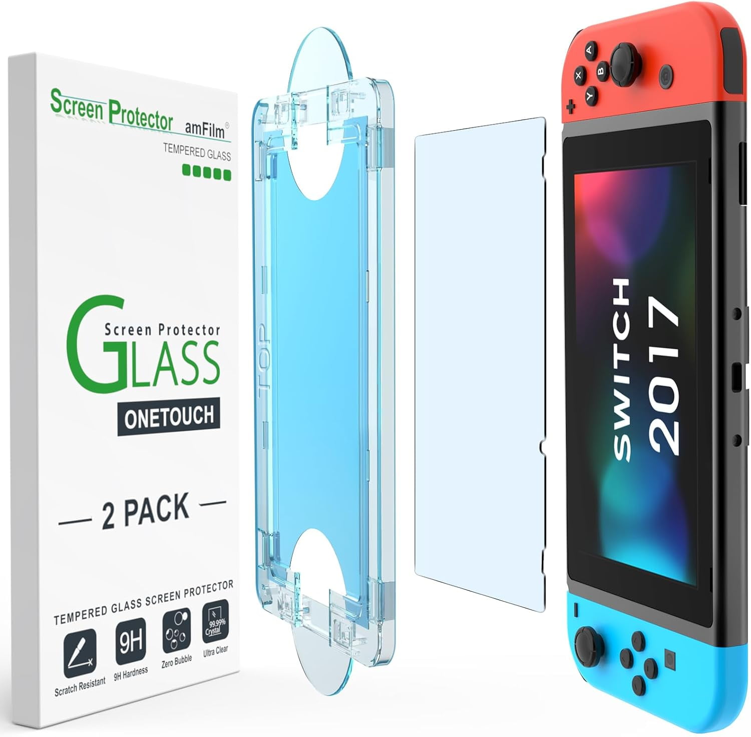 Auto-Alignment OneTouch for Nintendo Switch 2 Screen Protector [7.9 ...