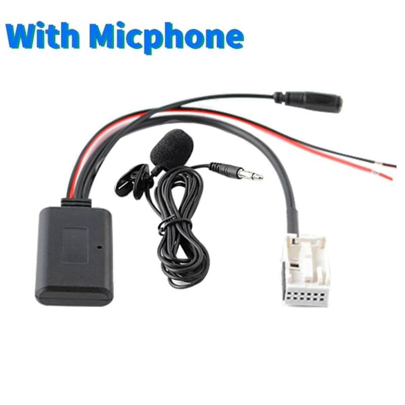 Auto Aux Adapter 12Pin Bluetooth-compatible AUX-in Wire Connector ...