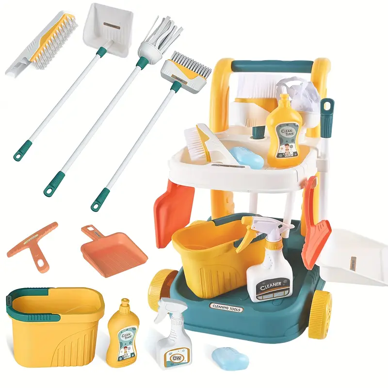 Auto Beyond Kids DIY Assembly Cleaning Truck Set Play House Toys Role ...