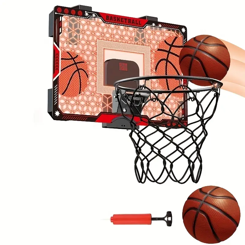 Auto Beyond Mini Basketball Hoop Indoor with Electronic Scoreboard and ...