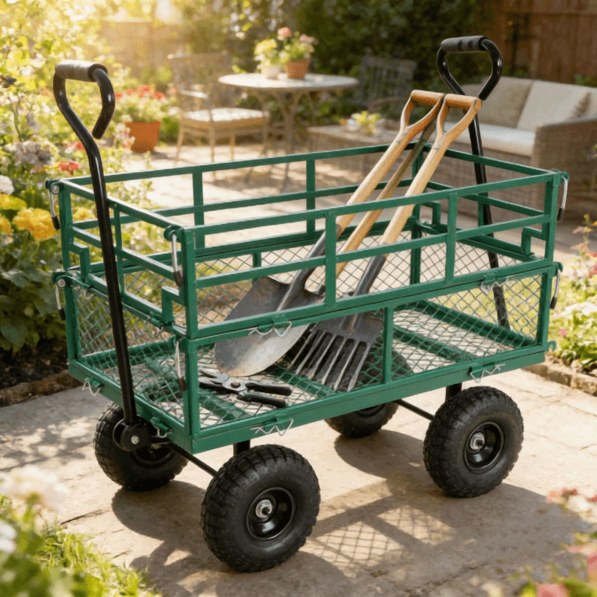 Auto Beyond Wagon Cart Garden cart trucks make it easier to transport ...