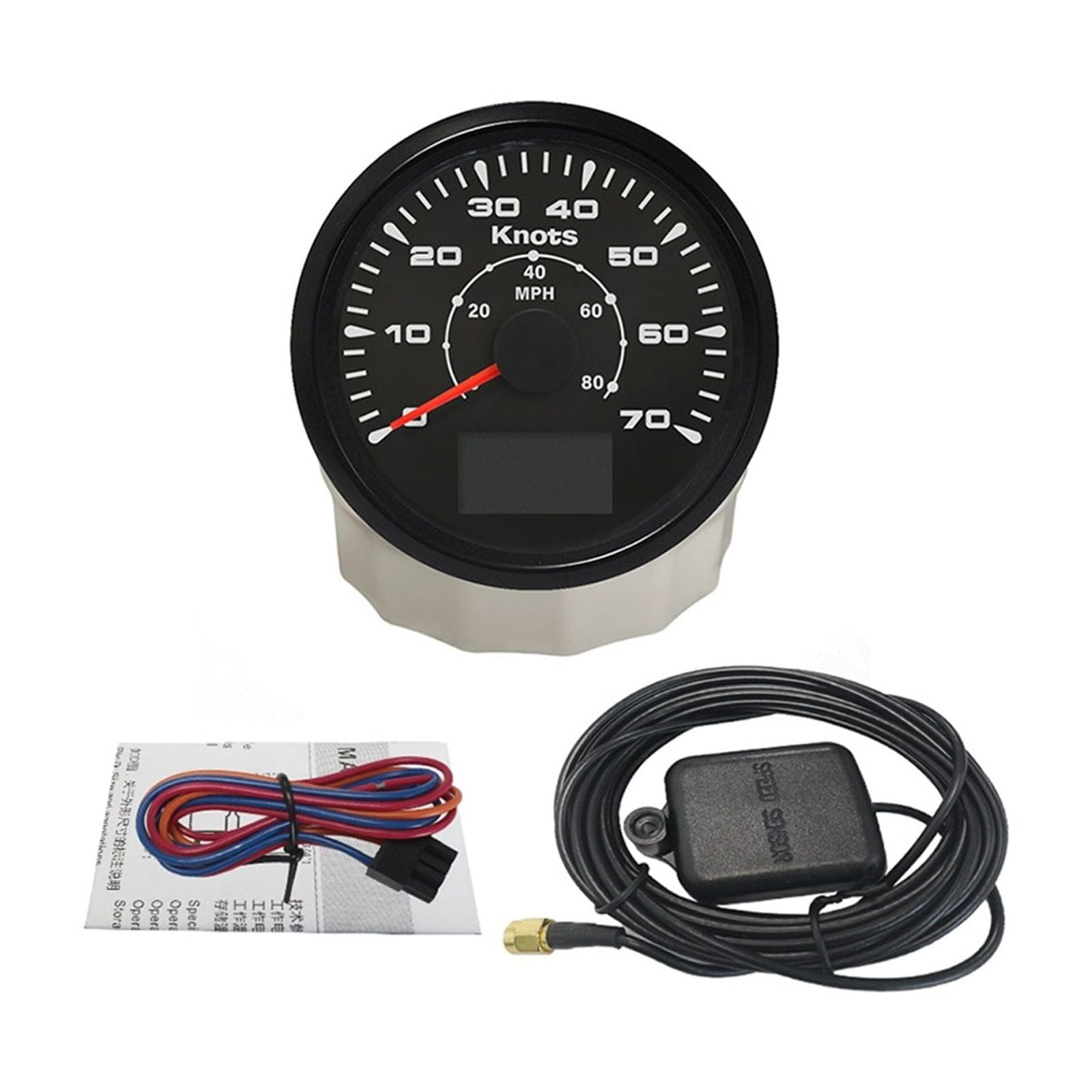 Auto Boat GPS Speedometer Marine GPS Speedometer Odometer 0-35Knots 0 ...
