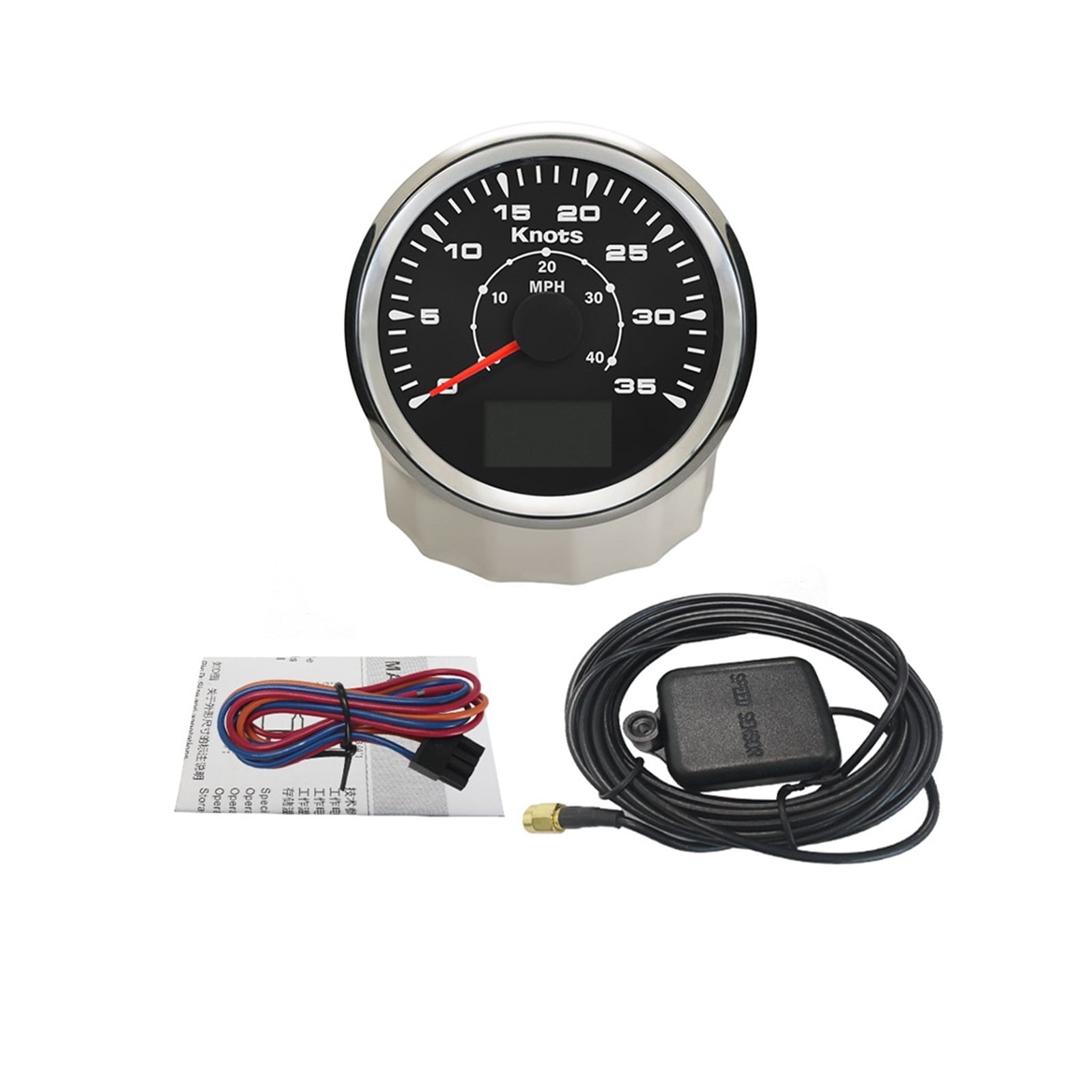 Auto Boat GPS Speedometer Marine GPS Speedometer Odometer 0-35Knots 0 ...