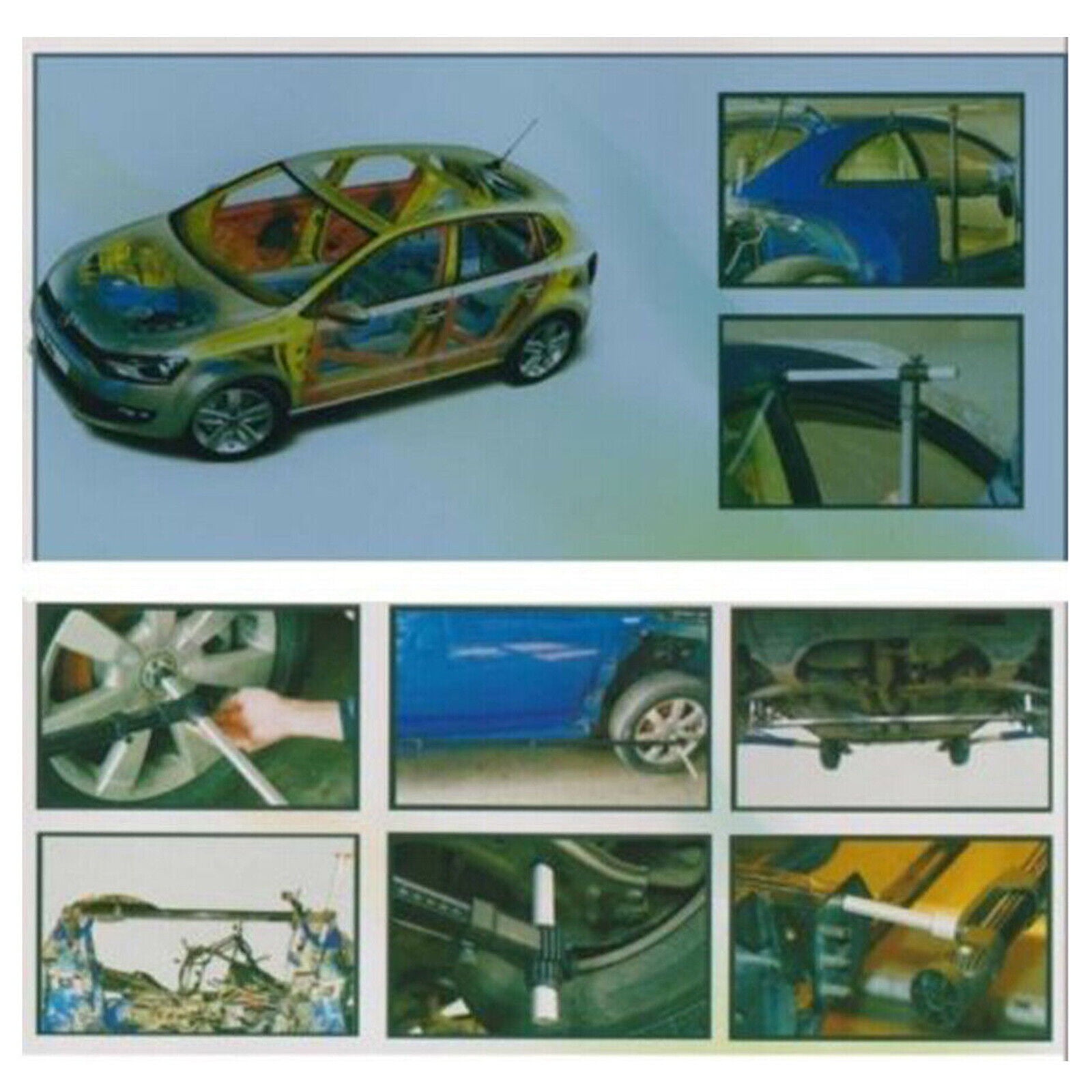 Auto Body Frame Machine 2D Measuring System Tram Gauge Perfect Solution ...