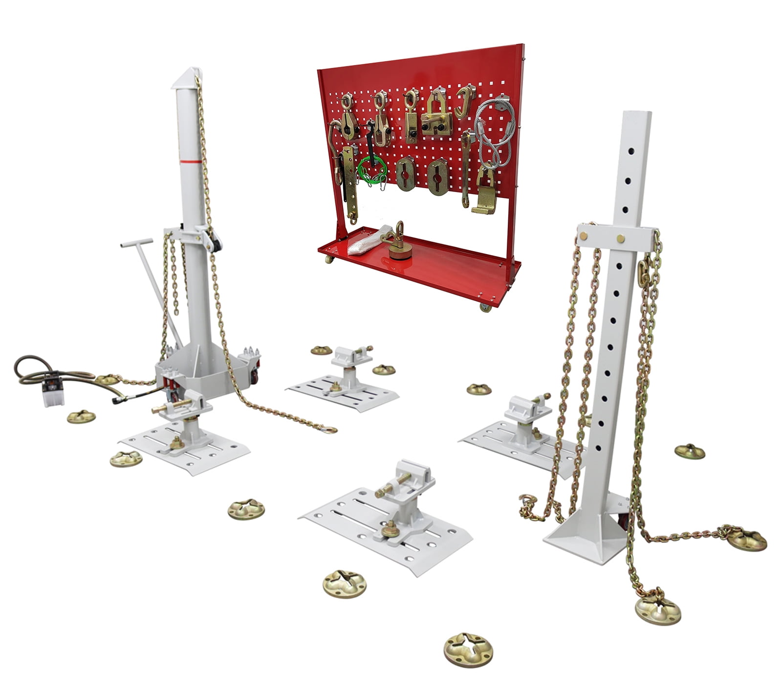 Auto Body Frame Puller Chassis Straightener Car Floor Anchoring System ...