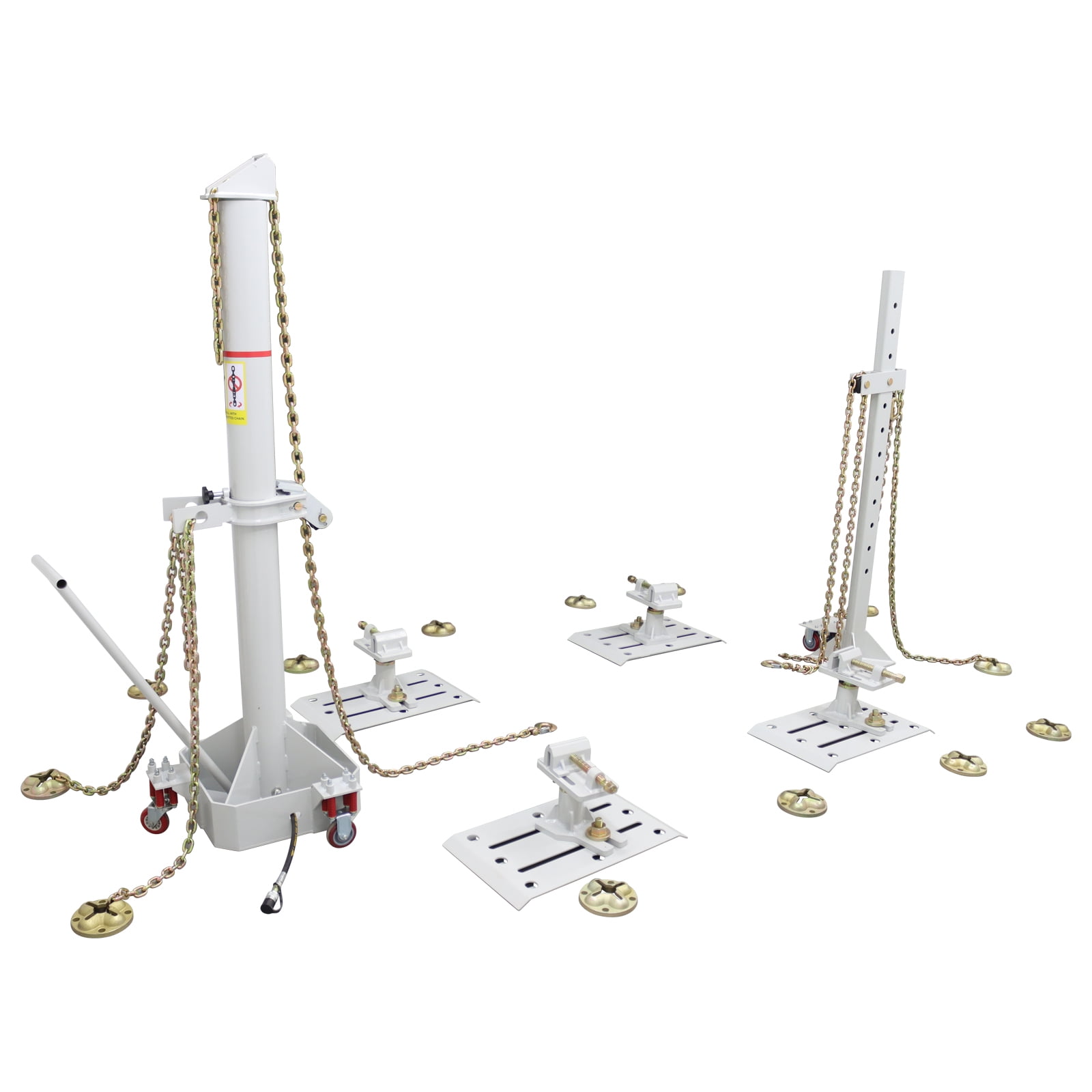 Auto Body Frame Puller Straightener Movable Auto Body Pulling Machine ...