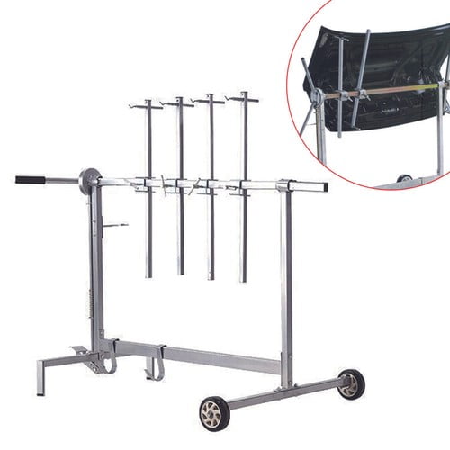Auto Body Paint Stand Painting Rack Bumper Holder Car Door Hood Fender ...