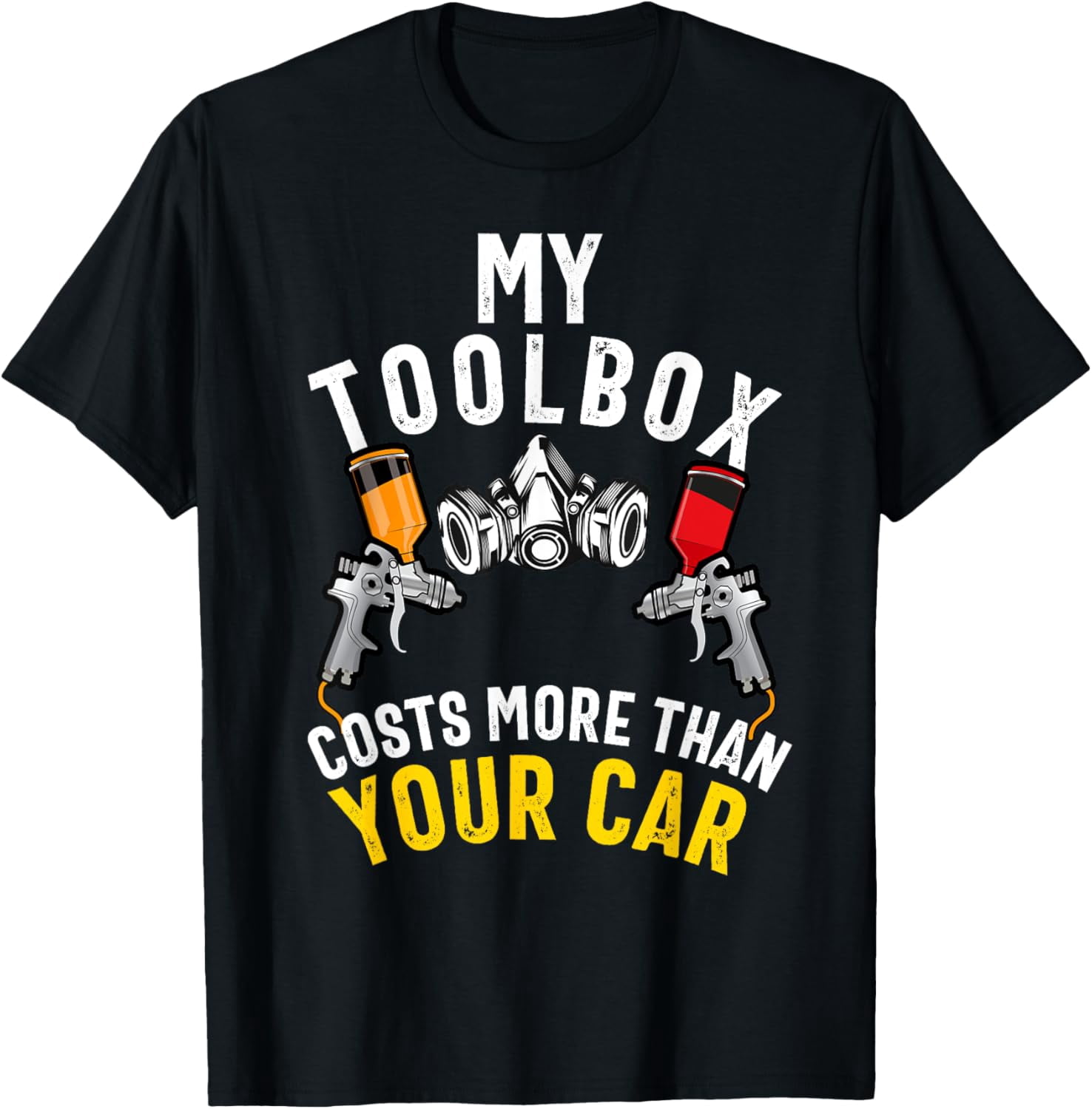 Auto Body Painter Men Dad Boy Car Painter Automobile Sprayer T-Shirt ...
