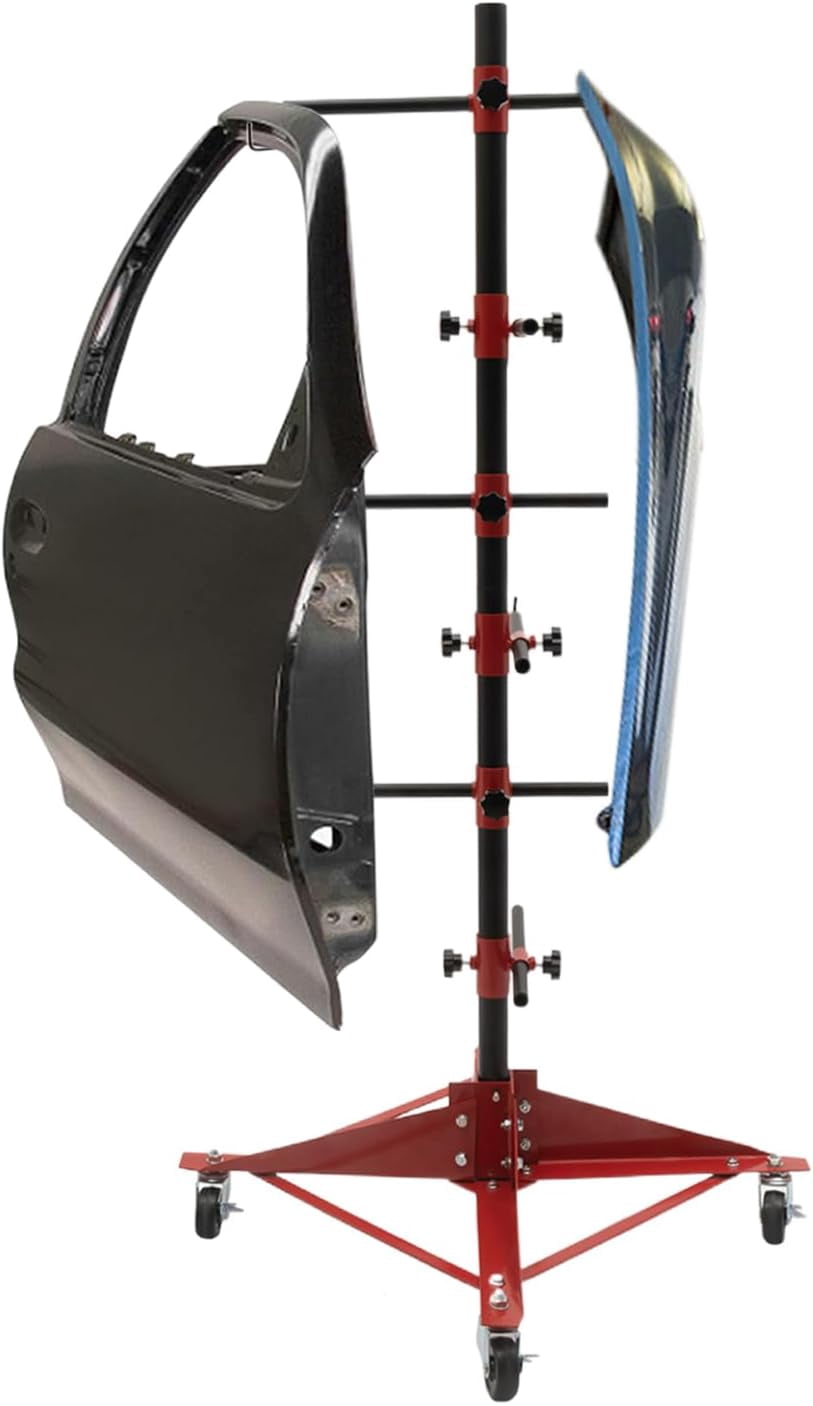 Auto Body Panel Tree Holder Paint Stand, Adjustable Center Post Hang ...