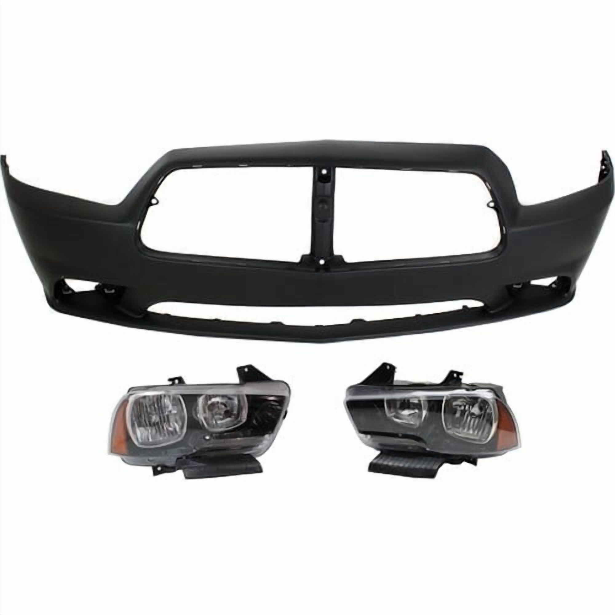Auto Body Repair For 2011-2014 Dodge Charger Bumper Cover Headlight ...