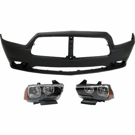 Auto Body Repair For 2011-2014 Dodge Charger Bumper Cover Headlight ...